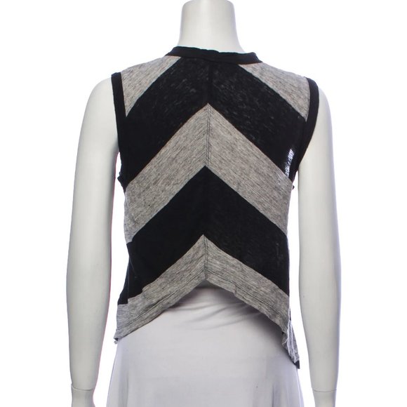 A.L.C. | Tops | Alc Black And Gray Linen Tank | Poshmark